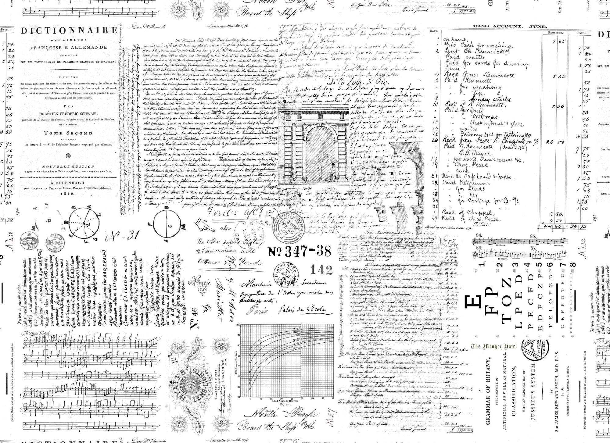 Roycycled Decoupage Paper - Typography Love – Vintage Revival Design Co